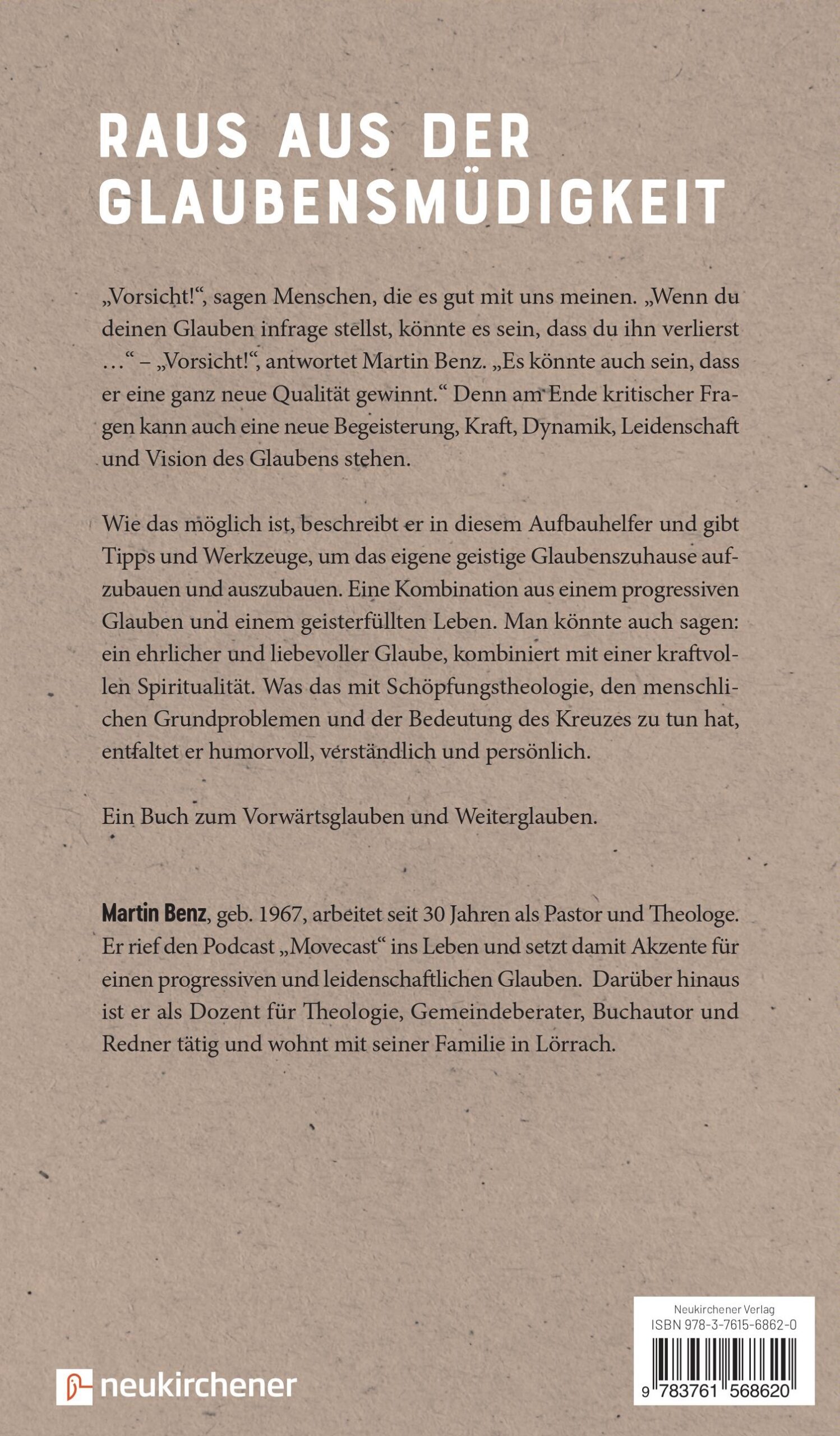 Martin Benz – Theologe – Autor – Podcaster